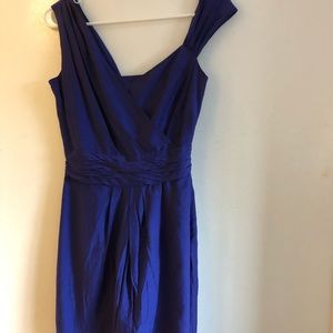 Andrew Marc | Dresses | Stunning Royal Blue Silk Dress Andrew Marc ...
